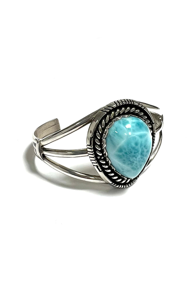 Larimar Cuff Bracelet – Silver Eagle Gallery