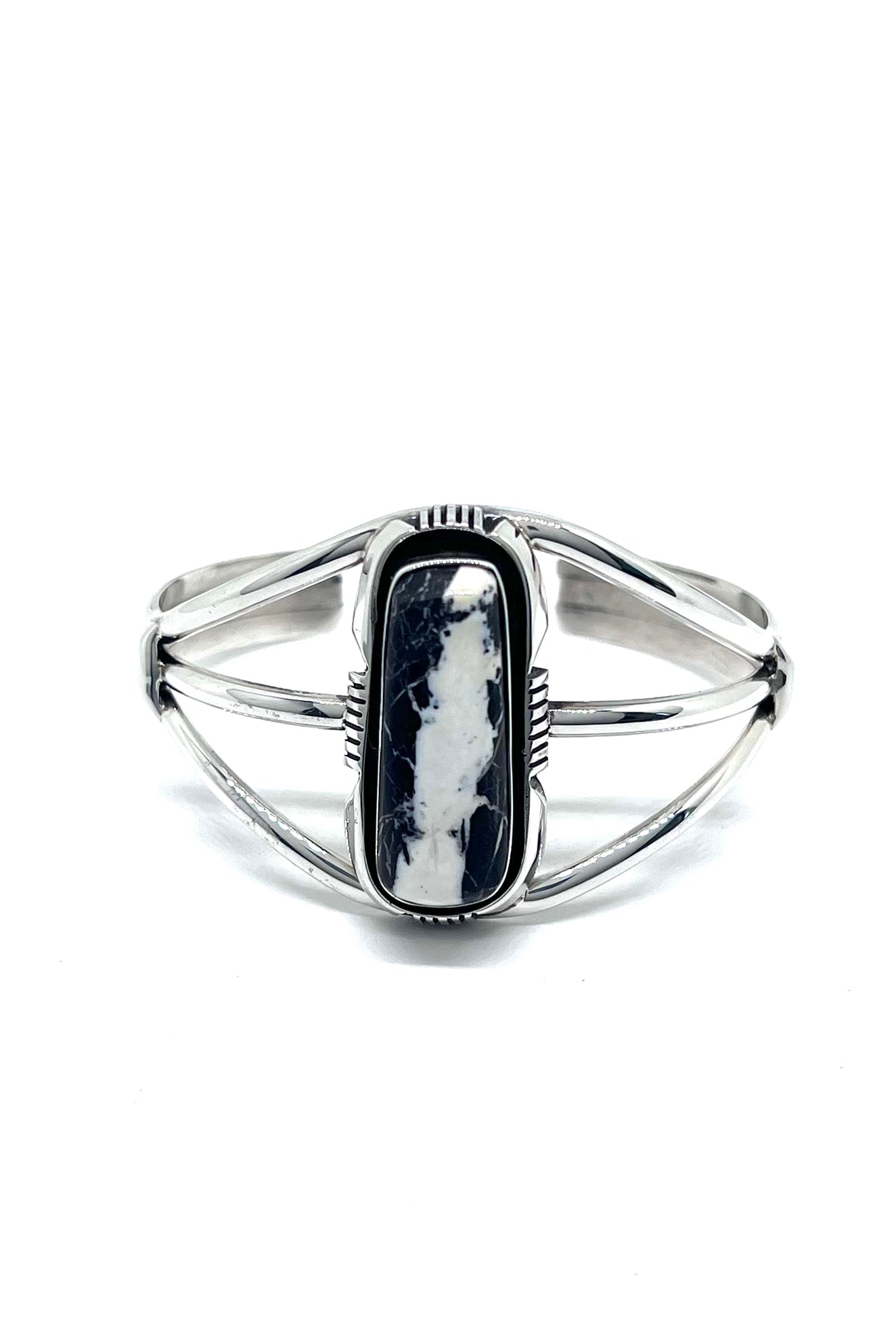Anthony Kee White Buffalo Cuff Bracelet – Silver Eagle Gallery