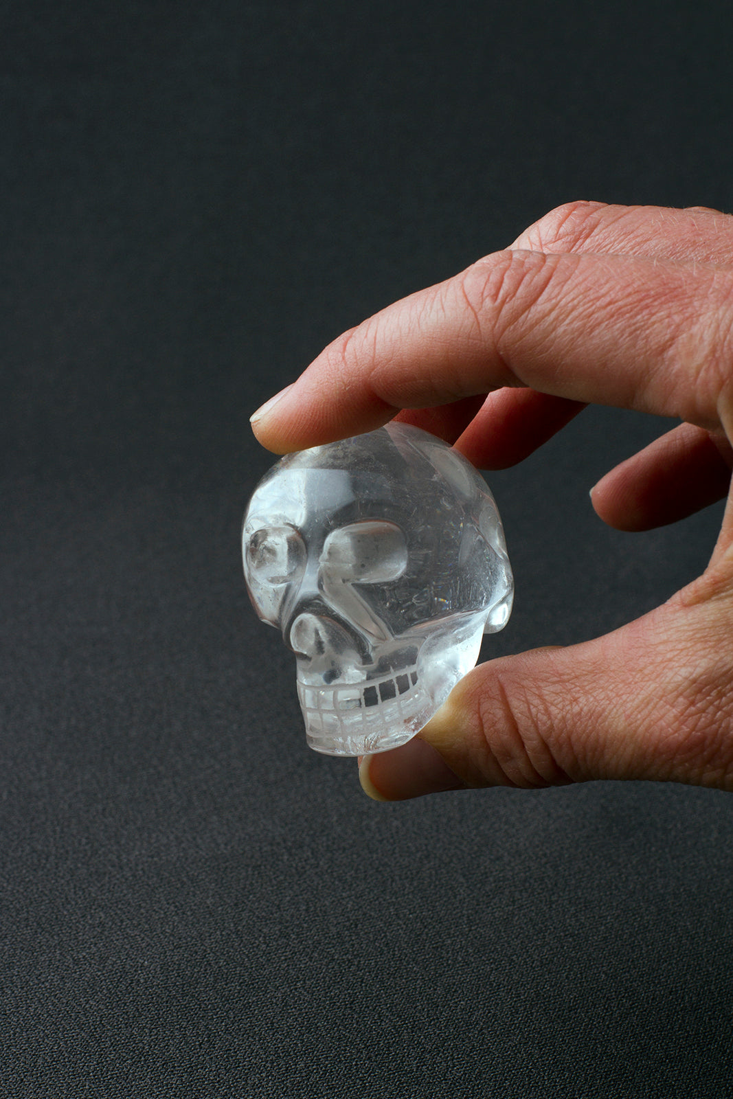 Small Quartz Crystal Skull – Silver Eagle Gallery