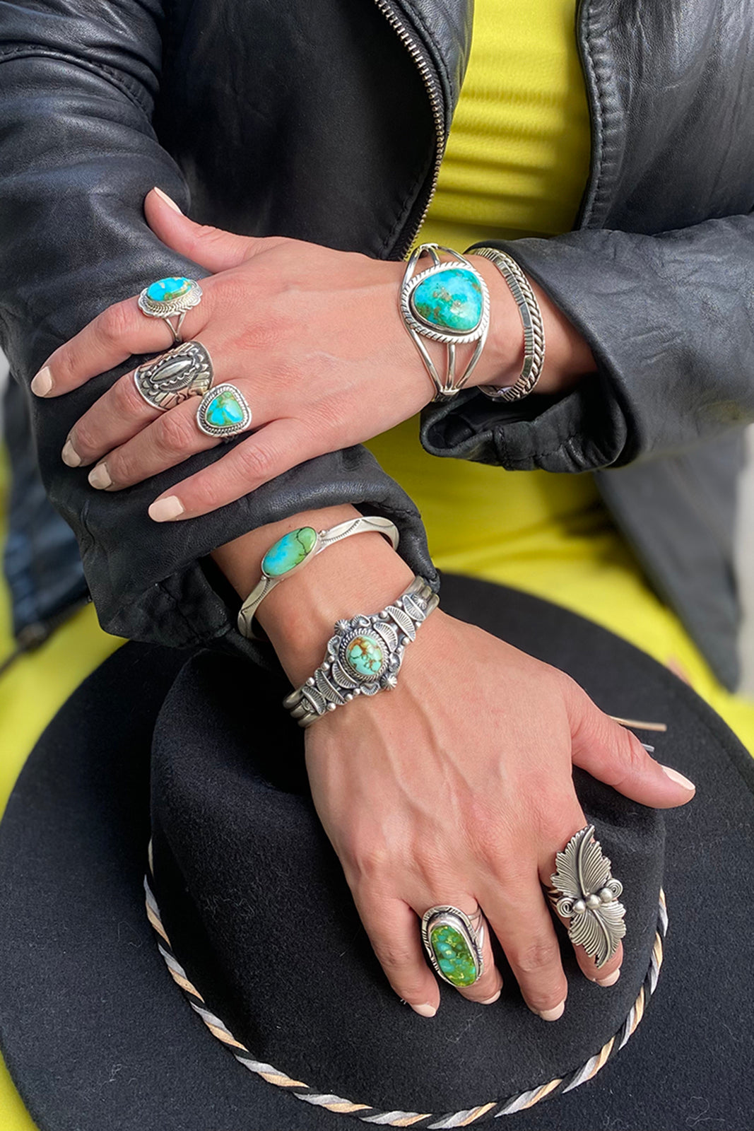 Richard Kee Sonoran Gold Turquoise Bracelet – Silver Eagle Gallery