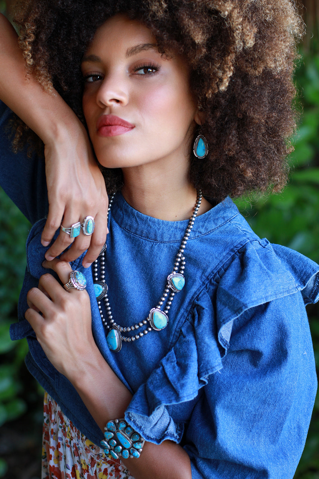 Ella Peter Turquoise Necklace (Set) – Silver Eagle Gallery