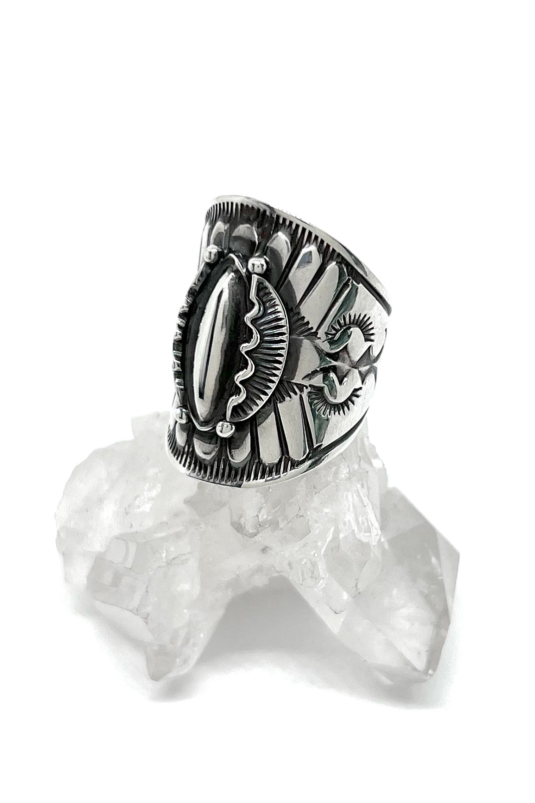 Derrick Gordon Repoussè Sterling Silver Ring (Size 7 ½) – Silver Eagle ...